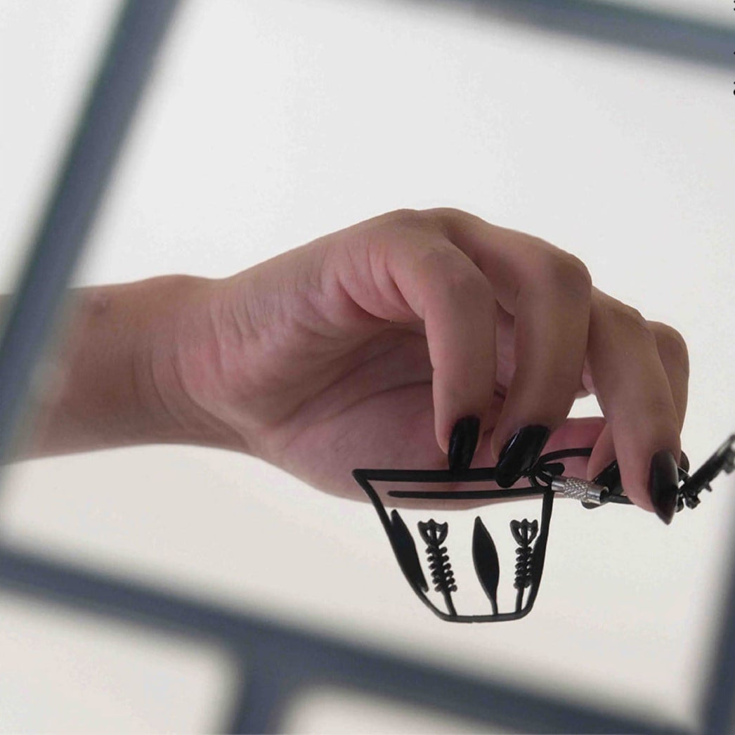 Steel Key Chain Lebanese Coffee Shaffe Cup – Souq MEDCO